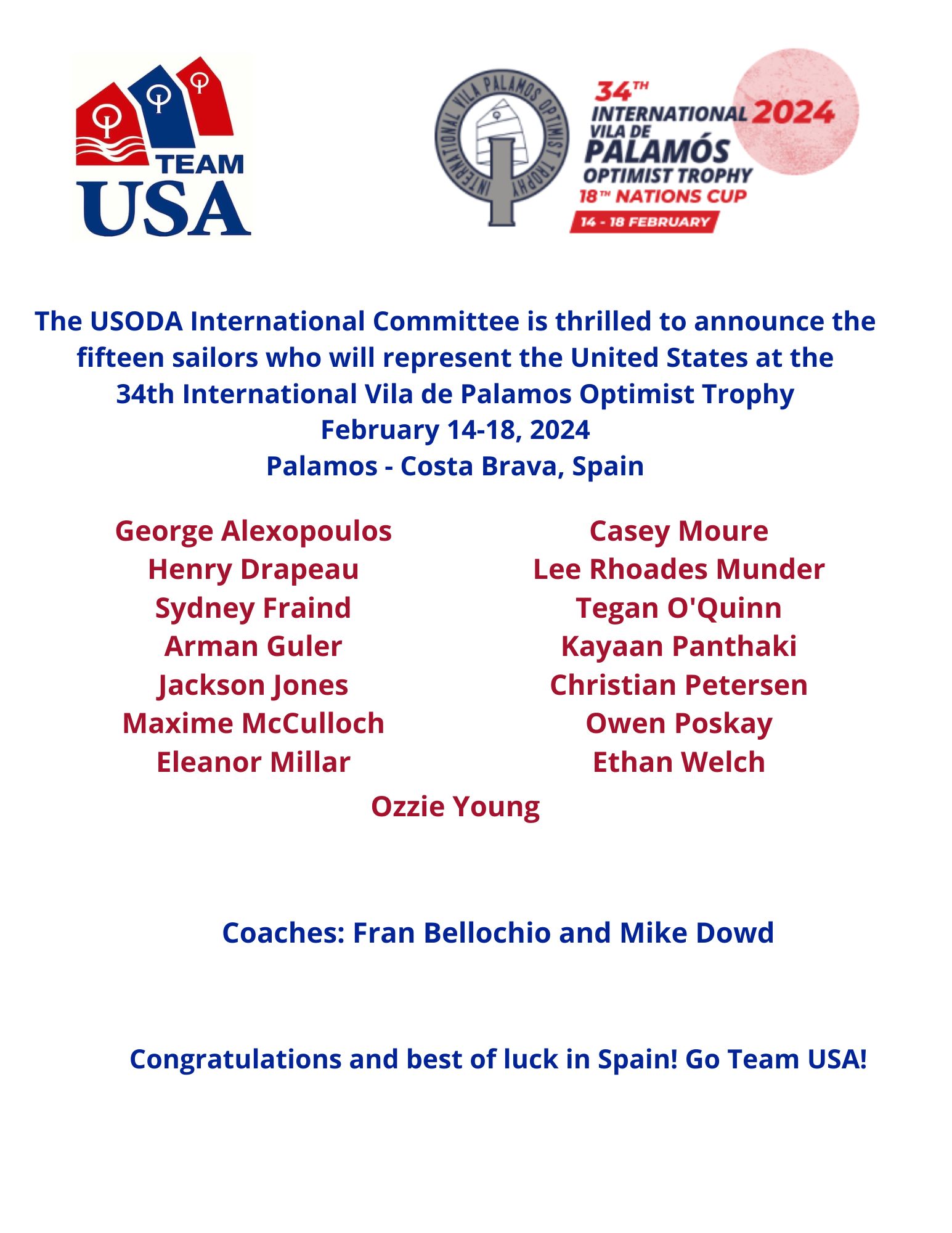 2024 Palamos Team