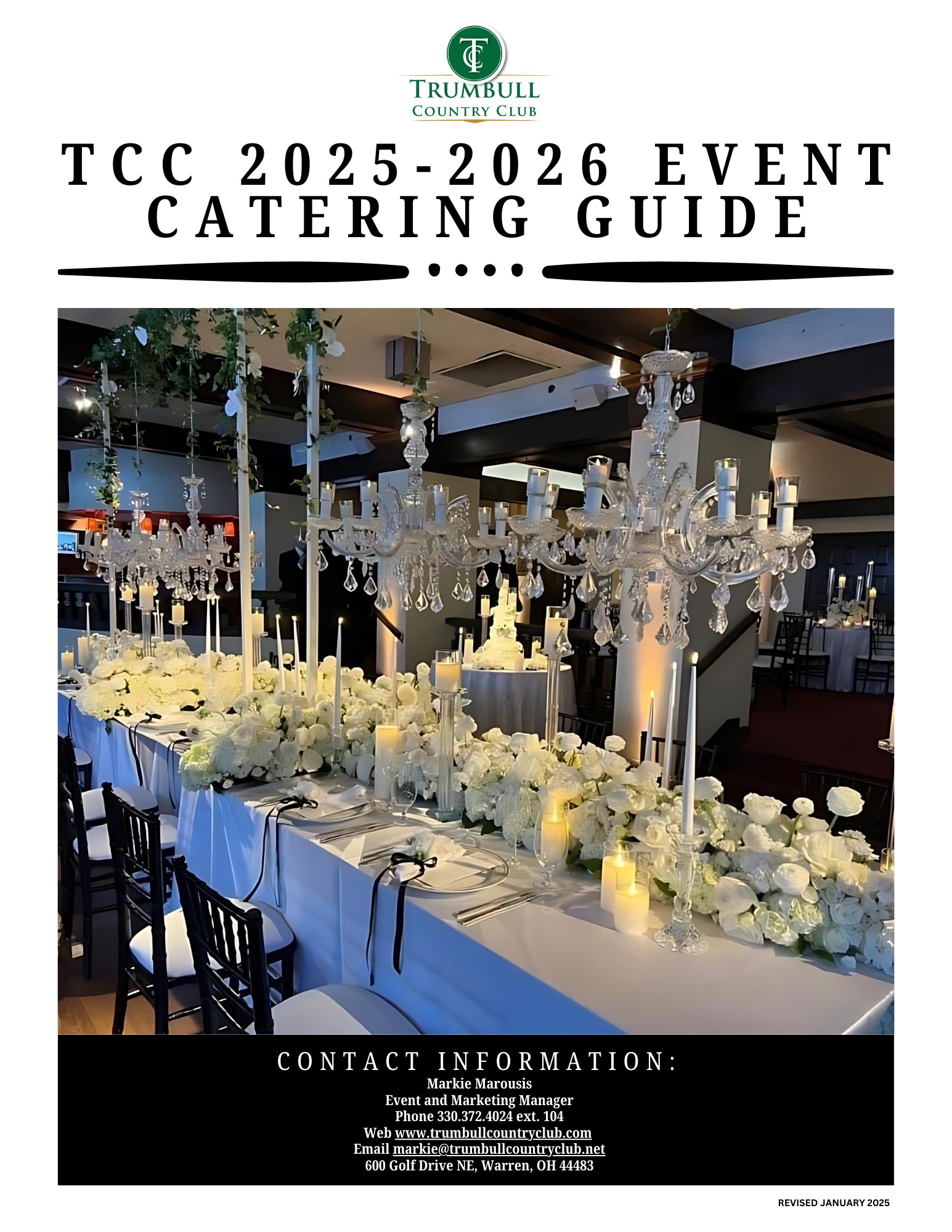 Private Events - Trumbull Country Club