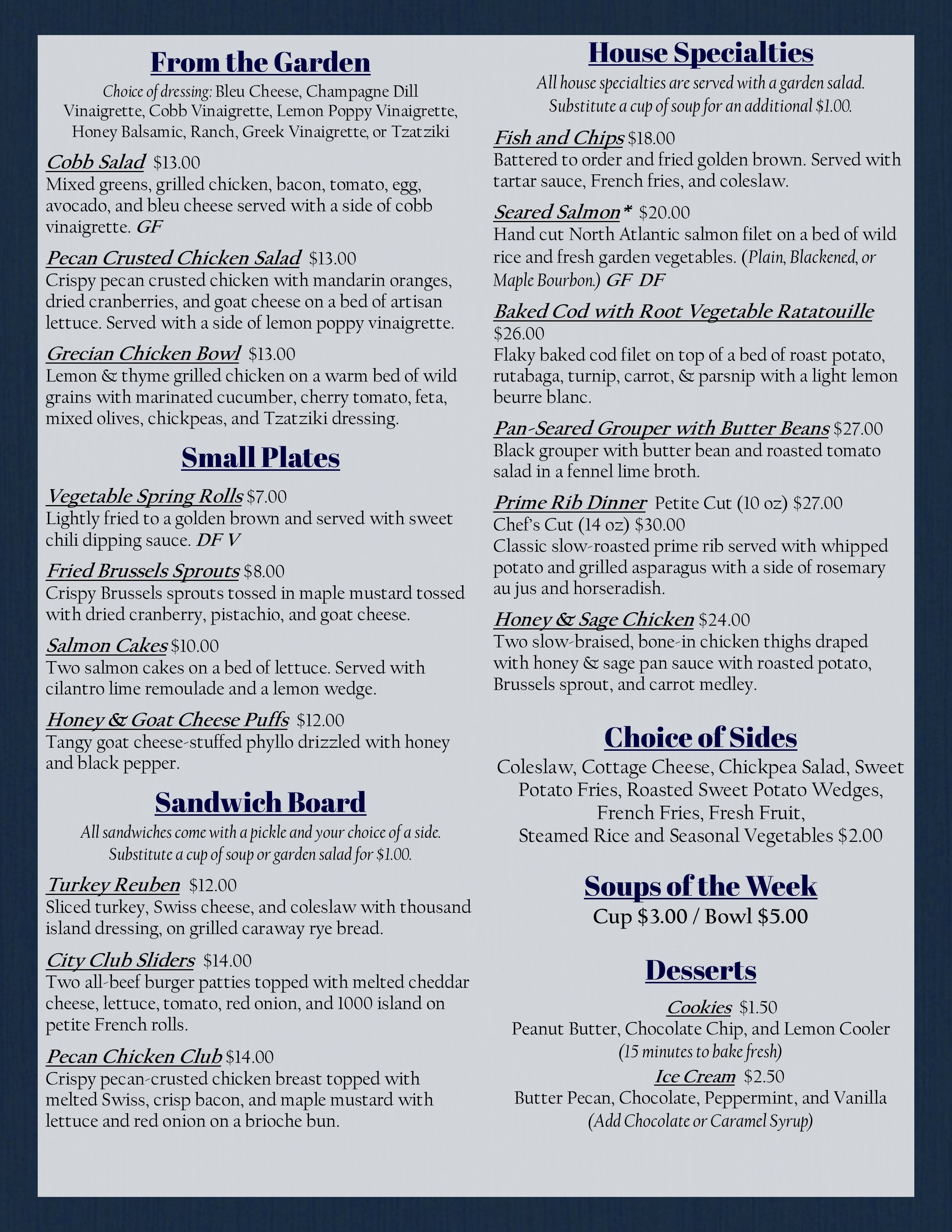 AACC Dining - Ann Arbor City Club