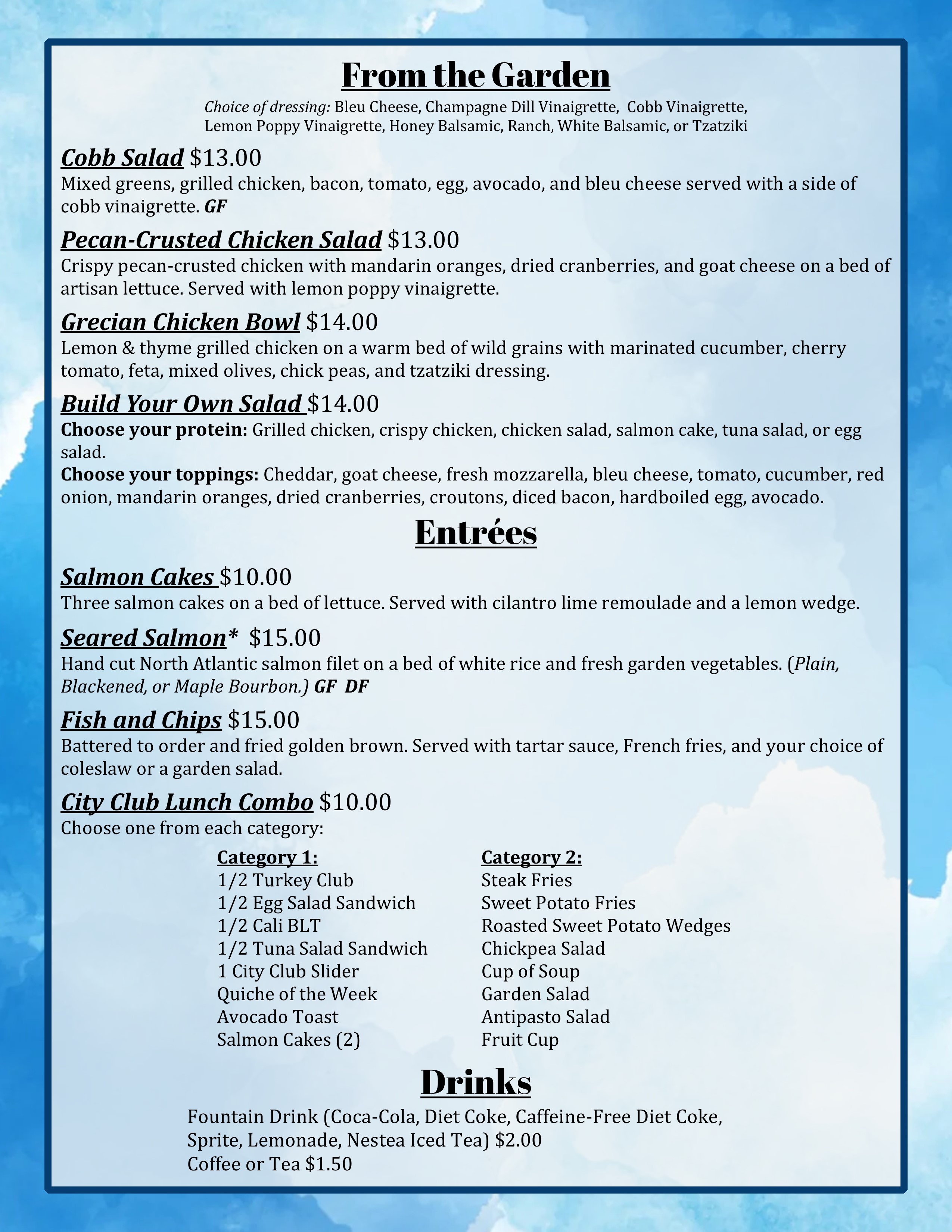 AACC Dining - Ann Arbor City Club