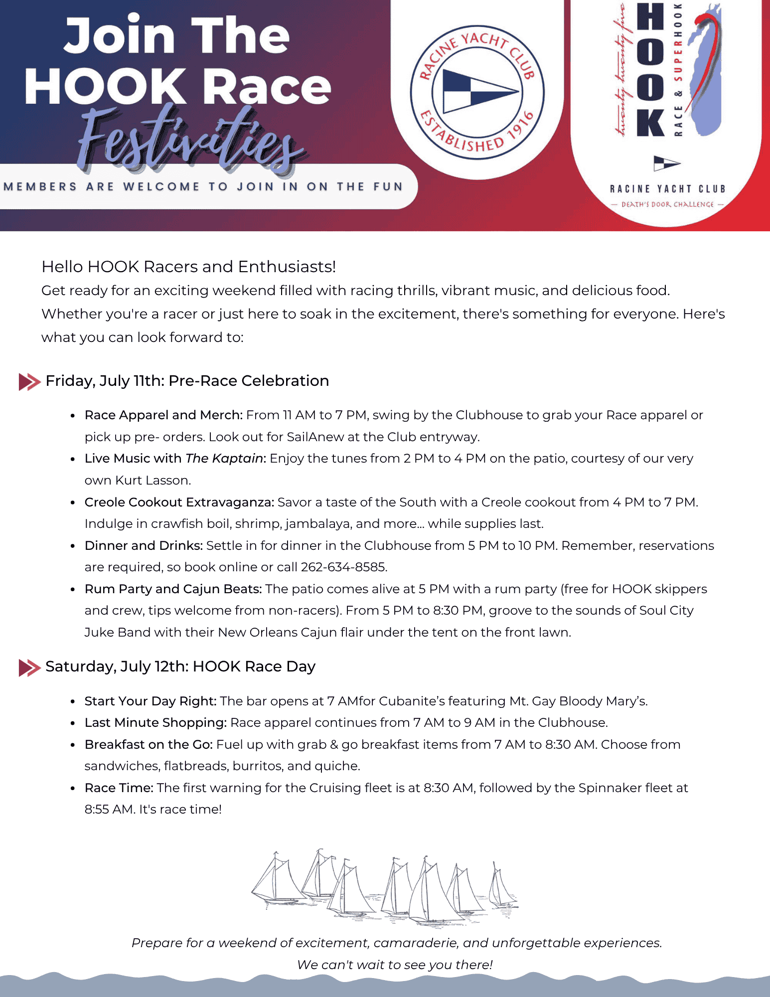 The Hook - Racine Yacht Club