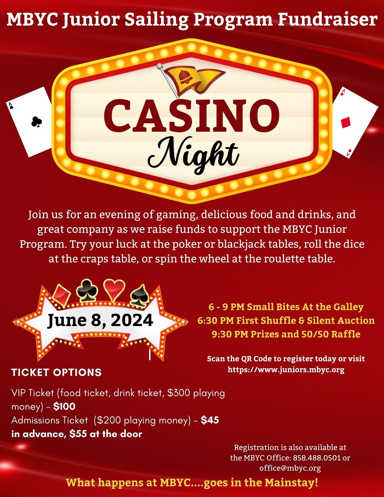 2024 CASINO NIGHT JUNIOR PROGRAM FUNDRAISER